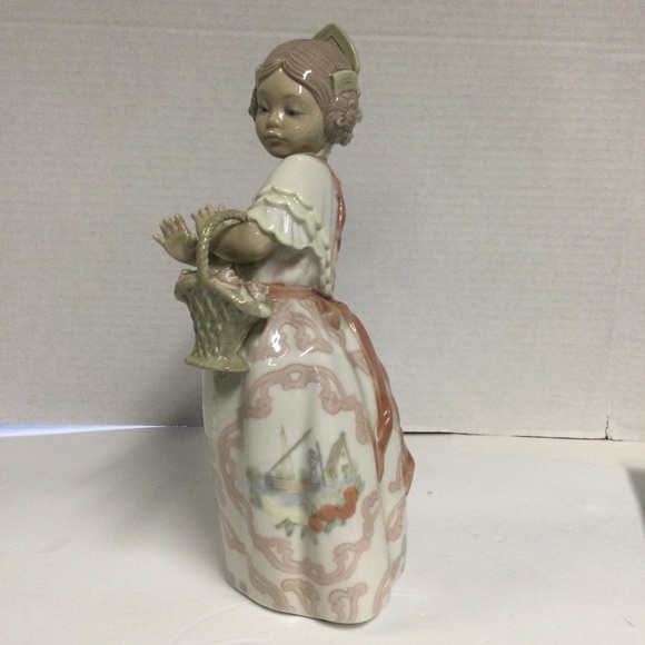 Zaphir | Accents | Zaphir Vintage Porcelain Valencia Girl Pink Roses In ...